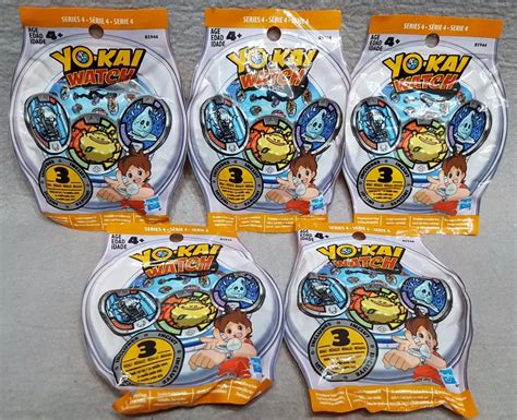 מוצר NEW Lot of Packs YO KAI YoKai Watch Medals Series Series Series Series Blind