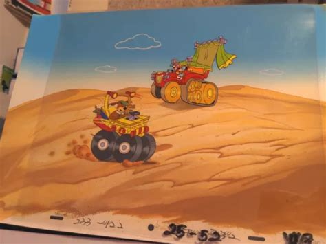 Wacky Races Animation Cel Hanna Barbera Cartoons Yogi Bear Snagglepuss