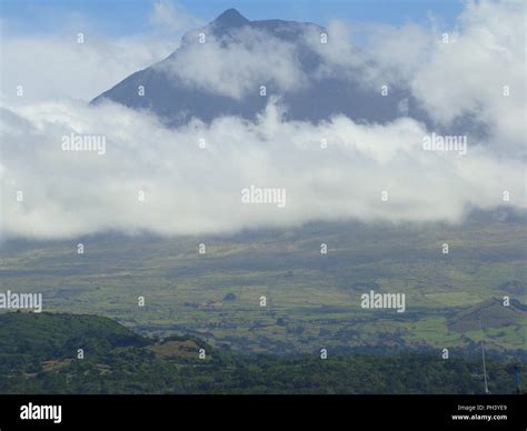 Summit Of Pico Volcano In The Azores Archipelago Mid Atlantic