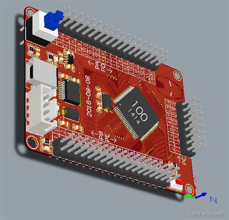 基于stm32f103vx单片机带ch340t Usb转串口应用评估板硬件（原理图pcb）工程文件 Csdn博客