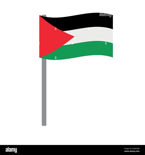 Vector Flat Palestine Flag Stock Vector Image And Art Alamy