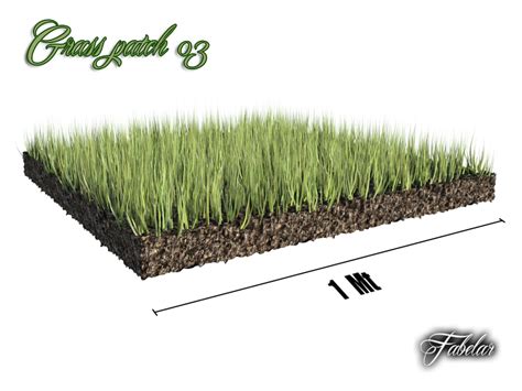 Grass Patch 02 3d Model 39 3ds Fbx Obj Max C4d Free3d