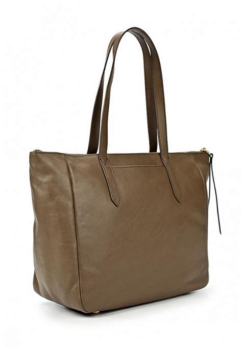 Сумка Fossil цвет коричневый Fo619bwdab51 — купить в интернет магазине Lamoda