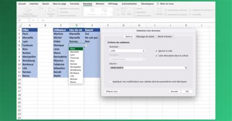 Comment créer une liste déroulante sur Excel bonnes pratiques et exemples