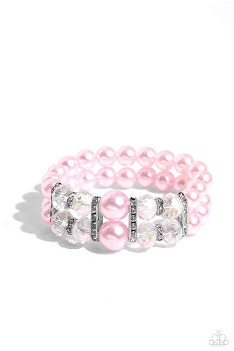 Paparazzi Accessories Timelessly Tea Party Pink Paparazzi Accessories