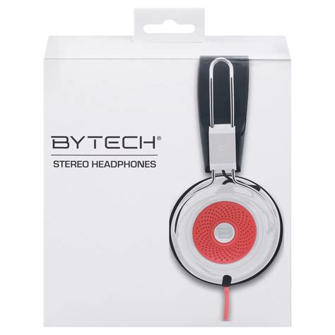 Bytech Dj Headset White Red Shop Audio At H E B