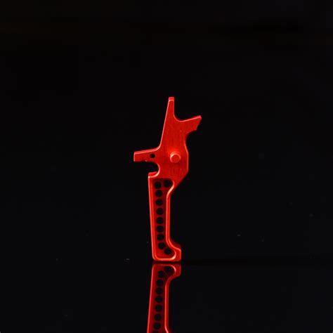 Mancraft Airsoft Cnc Trigger For M4 M16 Ver 4 Red Brill Armory