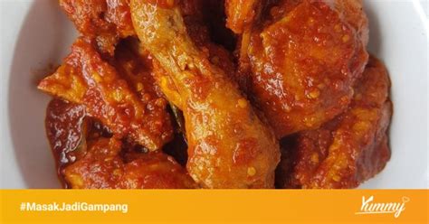 Resep Ayam Bumbu Merah Pedas Sederhana Rumahan Di Yummy App