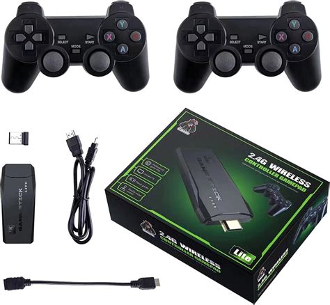 LAOJ Consola de Juegos inalámbrica M8 2 4G HD Arcade PS1 Home TV Mini