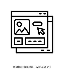 Website Icon Your Website Mobile Presentation Stock Vector Royalty