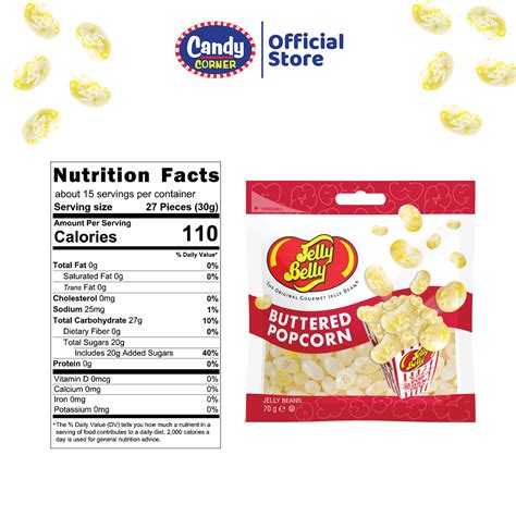 Jelly Belly Buttered Popcorn 70g Candy Corner