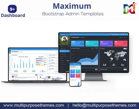 Maximum Responsive Bootstrap 4 5 Admin Dashboard UI And WebApp Template