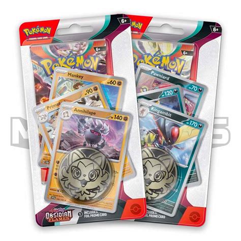 Pokémon Tcg Obsidian Flames Premium Checklane Blister Bundle