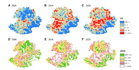 Raster Map Of Landscape Pattern In Urban Area Of Anshan A Patch