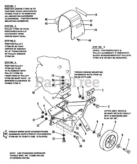 Simplicity 1005 1690324 Simplicity Roticul Tiller 5hp Frame Group