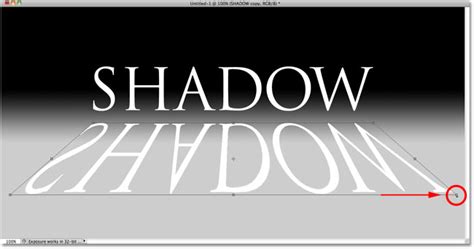 Perspective Shadow Text Effect In Photoshop