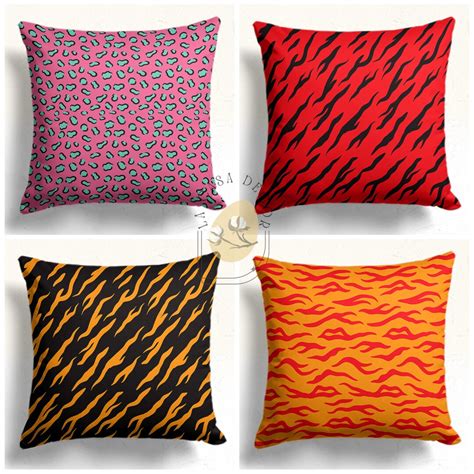 Animal Print Pillow Case Leopard Print Body And Bolster Pillow Cover