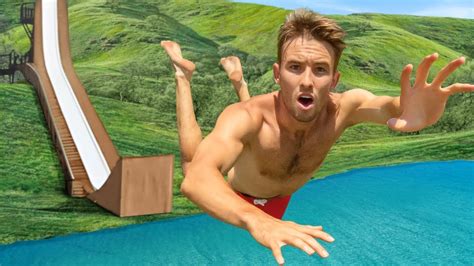 This Mega Slip N Slide Launches You 50ft YouTube