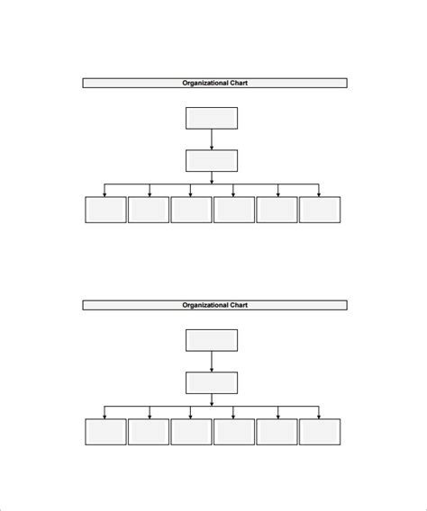 Free Blank Organizational Chart Template 3 TEMPLATES EXAMPLE
