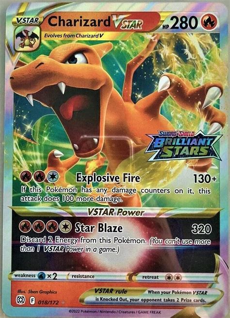 Charizard Vstar Jumbo 18 Prices Pokemon Brilliant Stars Pokemon