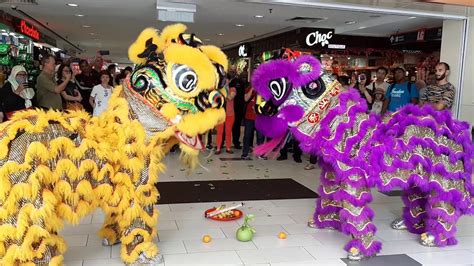 2020 Cny The Blissful Lion Dance Sungei Wang Plaza Youtube