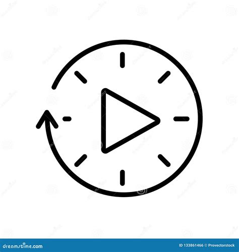 Downtime Icon In Comic Style Uptime Vector Cartoon Illustration On