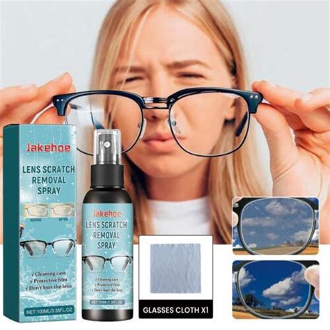 Lens Scratch Removal Spray Eyeglass Windshield Glass Repair Liquid