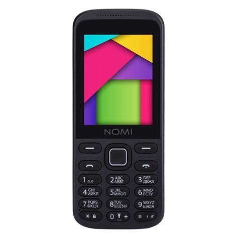 Мобильный телефон Nomi i244 Black-Red купить в Запорожье и Украине