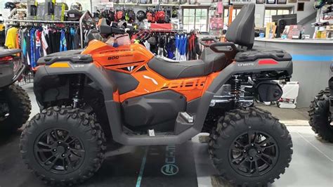 2025 CFMoto CForce 800 Touring Lava Orange 3 Seas Recreation Mayville New York