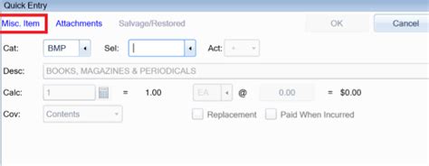 Profile Feature Non Price List Items In Estimate Xactware Help