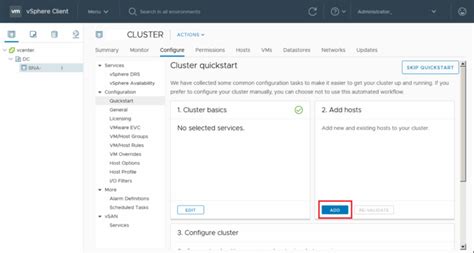 Creazione Base Datacenter E Cluster In Vmware Vsphere 6 7