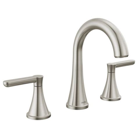 Widespread Bathroom Faucet 2l Recertified In Spotshield Brushed