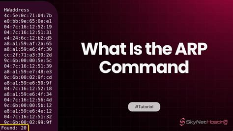 What Is Arp Command How To Use Address Resolution Protocol