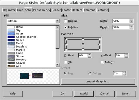 How Do I Set A Background Image In LibreOffice Writer 5 Super User