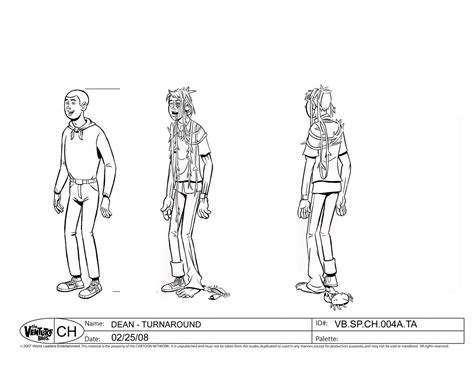 Cartoon Concept Design The Venture Brothers Animation Model Sheets Part 3