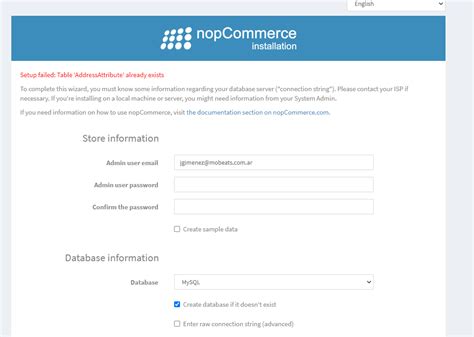 Error On Install Docker Latest Version With Mysql · Issue 5354 · Nopsolutionsnopcommerce · Github