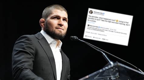 Une polémique sur le compte Twitter de Khabib éclate