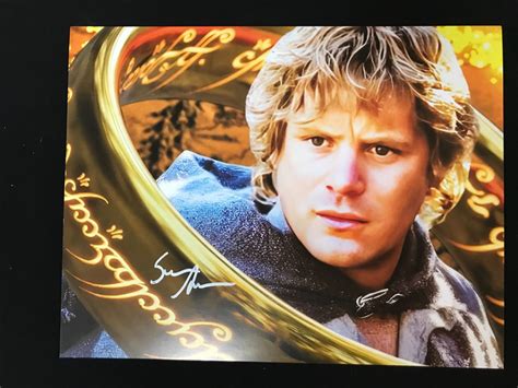 Sean Astin Signed Lord Of The Rings 8x10 Wwoc Coa