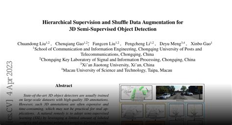 Paper Page Hierarchical Supervision And Shuffle Data Augmentation For
