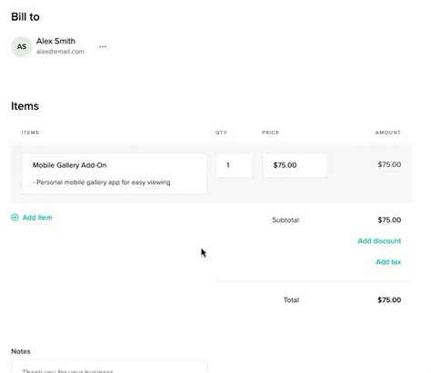Creating And Sending An Invoice Pixieset Help Center