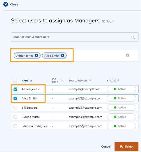 Assign Managers V6 Help Center