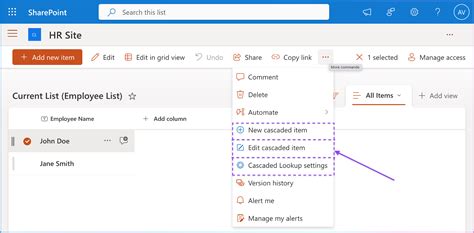 Cascaded Lookup App For Sharepoint Online Interface Boostsolutions