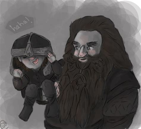 Gimli And His Father Mister Gloin Fili