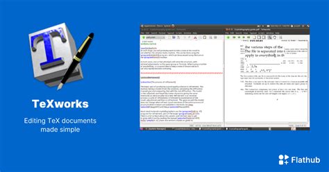 Install Texworks On Linux Flathub