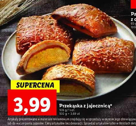 Przekąska z jajecznicą PIEKARNIA W SERCU LIDLA cena promocje