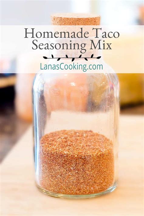 Homemade Taco Seasoning Mix Recipe Lanas Cooking