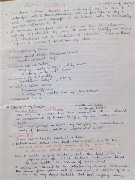 Ipc Crimes Notes Pdf