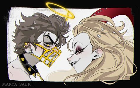 Lilith And Adam Hazbin Hotel Drawn By Maryasaur Danbooru