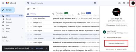 Gmail Account Se Logout Kaise Kare 2025 Inhindihelp