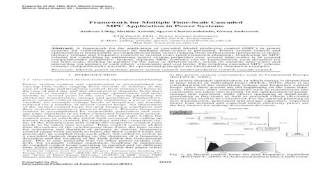 pdf framework for multiple time scale cascaded mpc …
